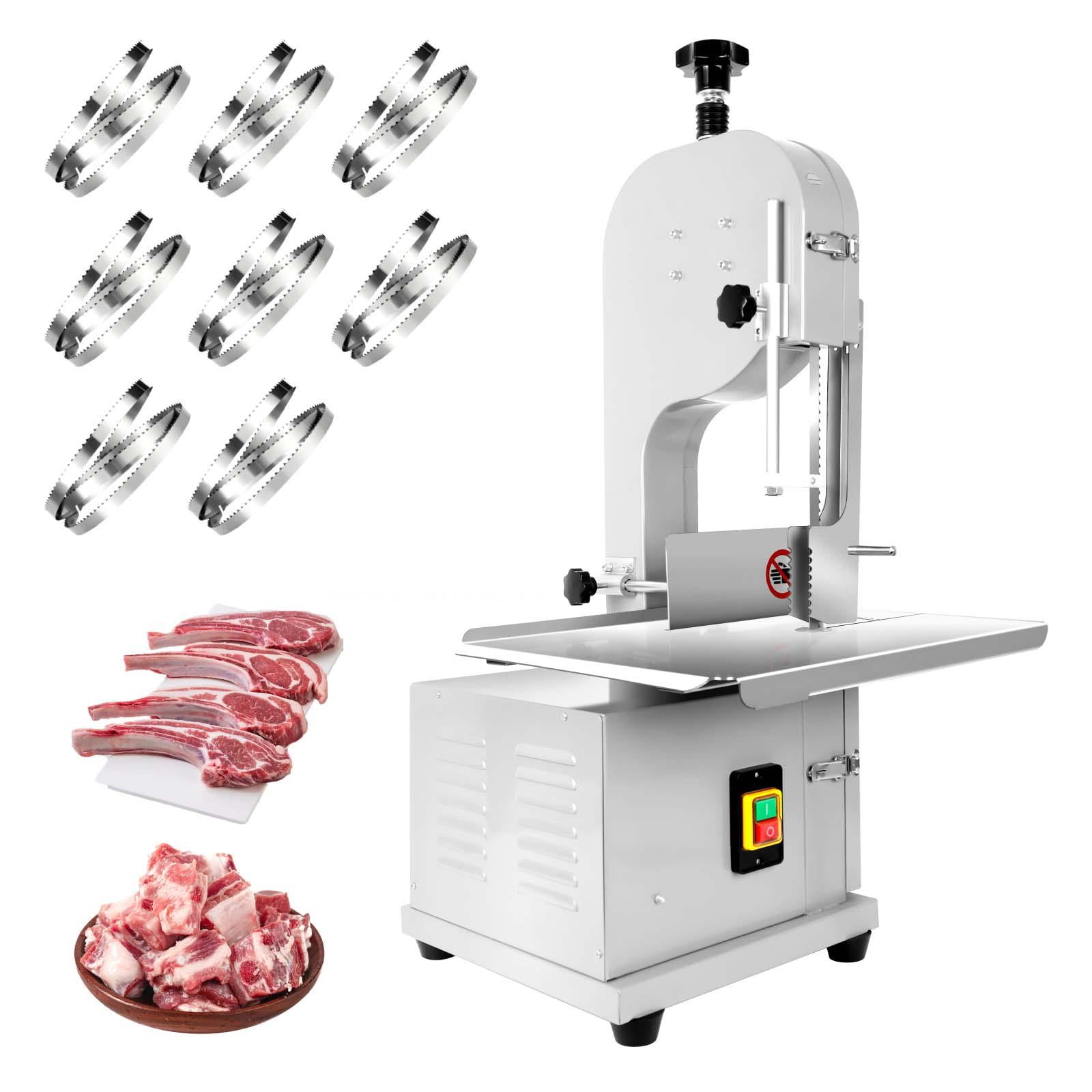 Electric Commercial Meat Bone Saw 1500W, Stainless Steel Tabletop ...
