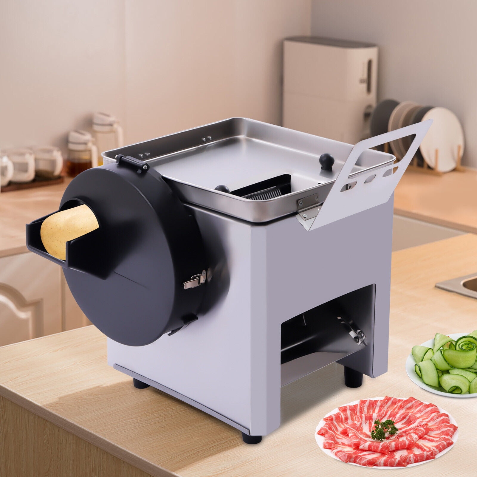 Electric Commercial Meat Cutting Cutter Machine Slicer Dicer 2.5mm ...
