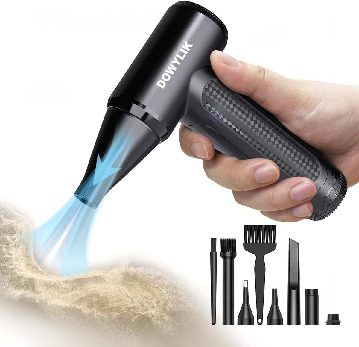 Electric Compressed Air Duster, Air Duster for Computers Cordless PC ...