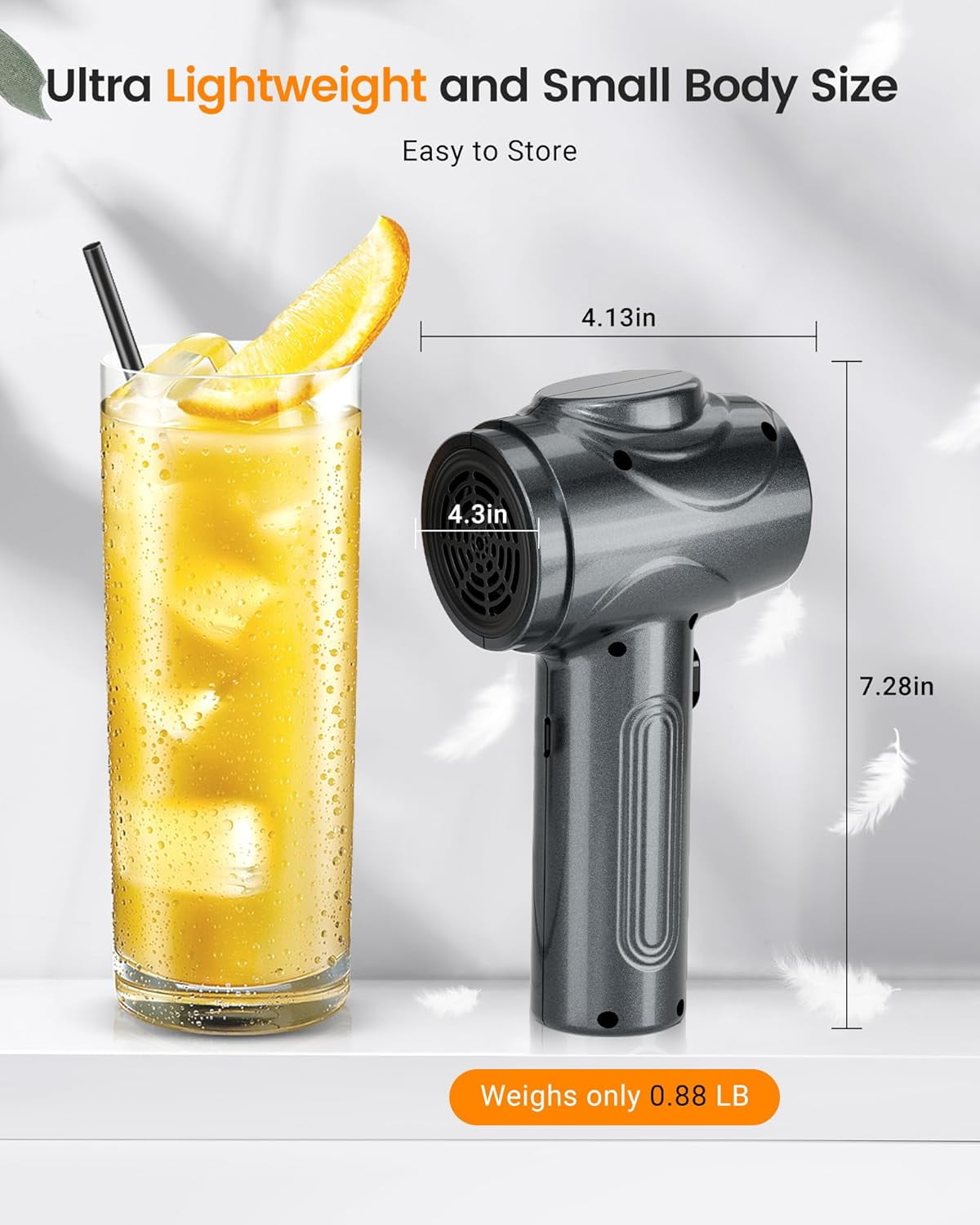 Electric Compressed Air Duster for Computers, 100000RPM Powerful Air ...