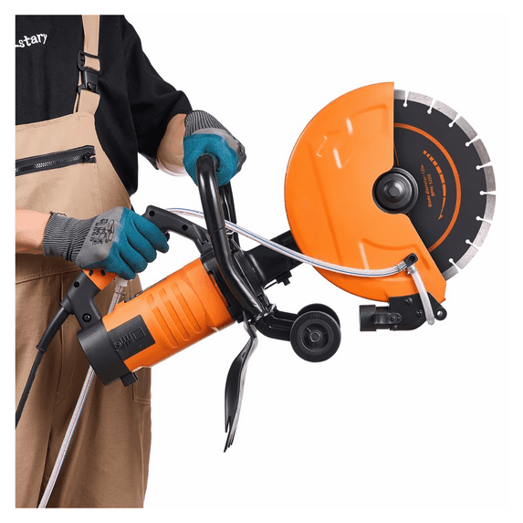 Electric Concrete Saw 12 Inch, 1800W Wet Cutting Saw, 15A Circular ...