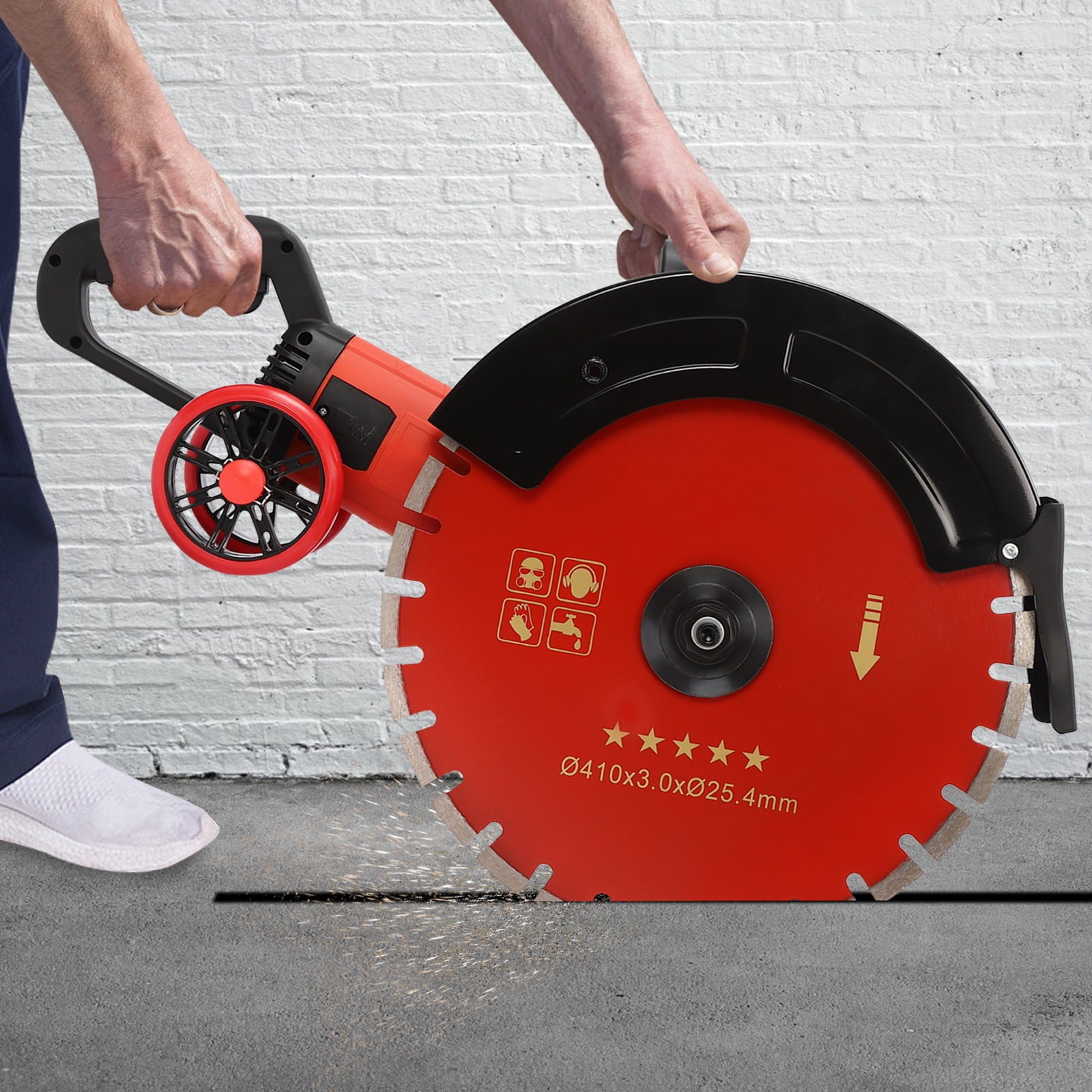 Electric Concrete Saw, Concrete Cutter Saw, Circular Saw with Saw Blade ...