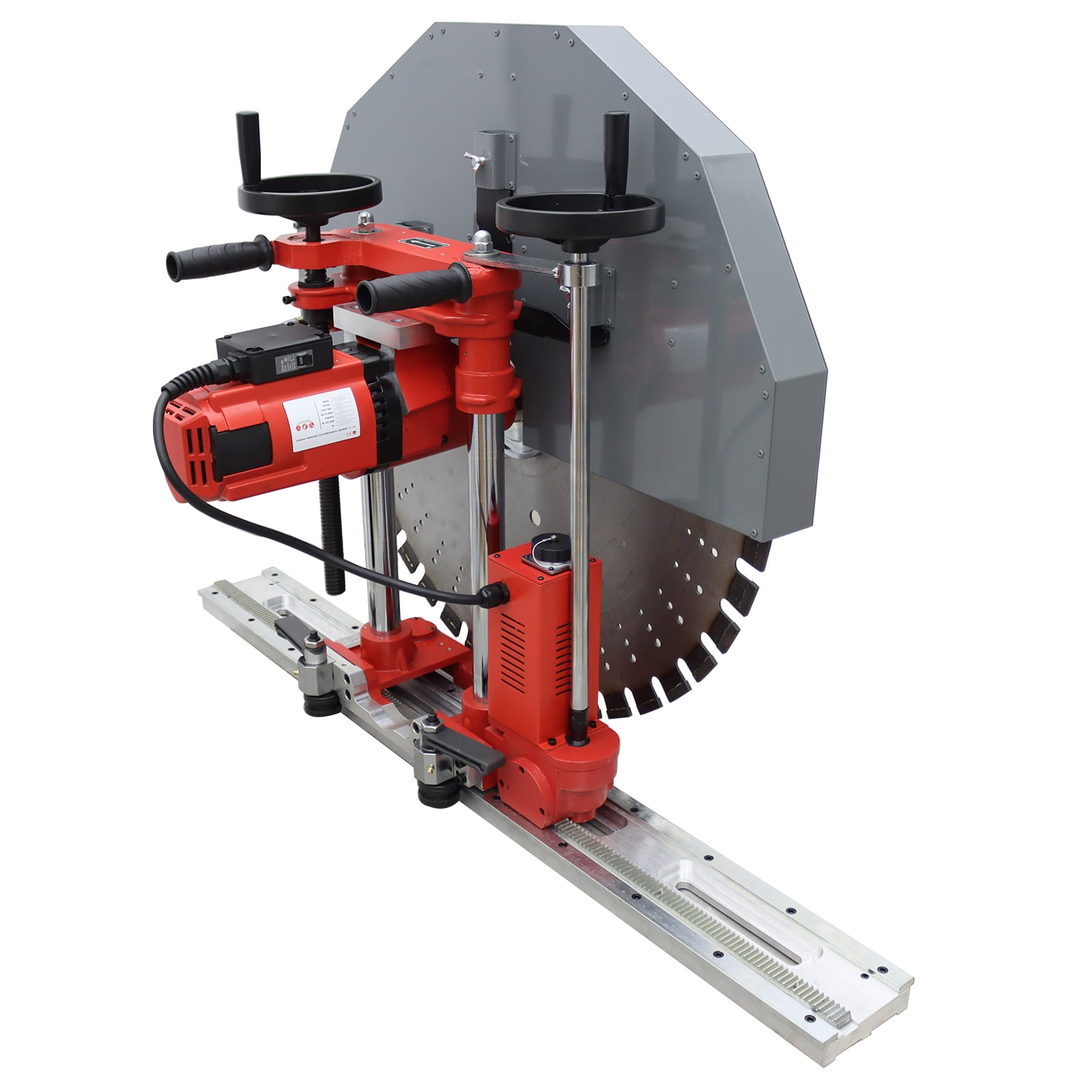 Electric Concrete Saw Wall Cutter with Quickly Disassemble Track 220V ...