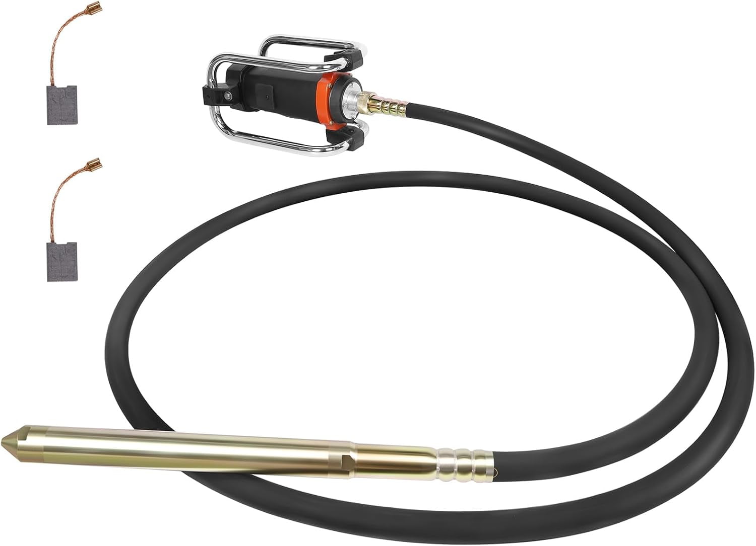 Electric Concrete Vibrator Hand Held, 1500W 16000 VPM 2HP Portable Electric Concrete Vibrator ...