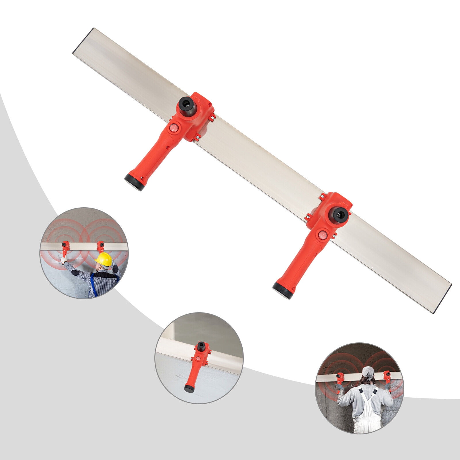 Electric Concrete Vibrator Power Screed Leveling Surface Scraper Finish ...