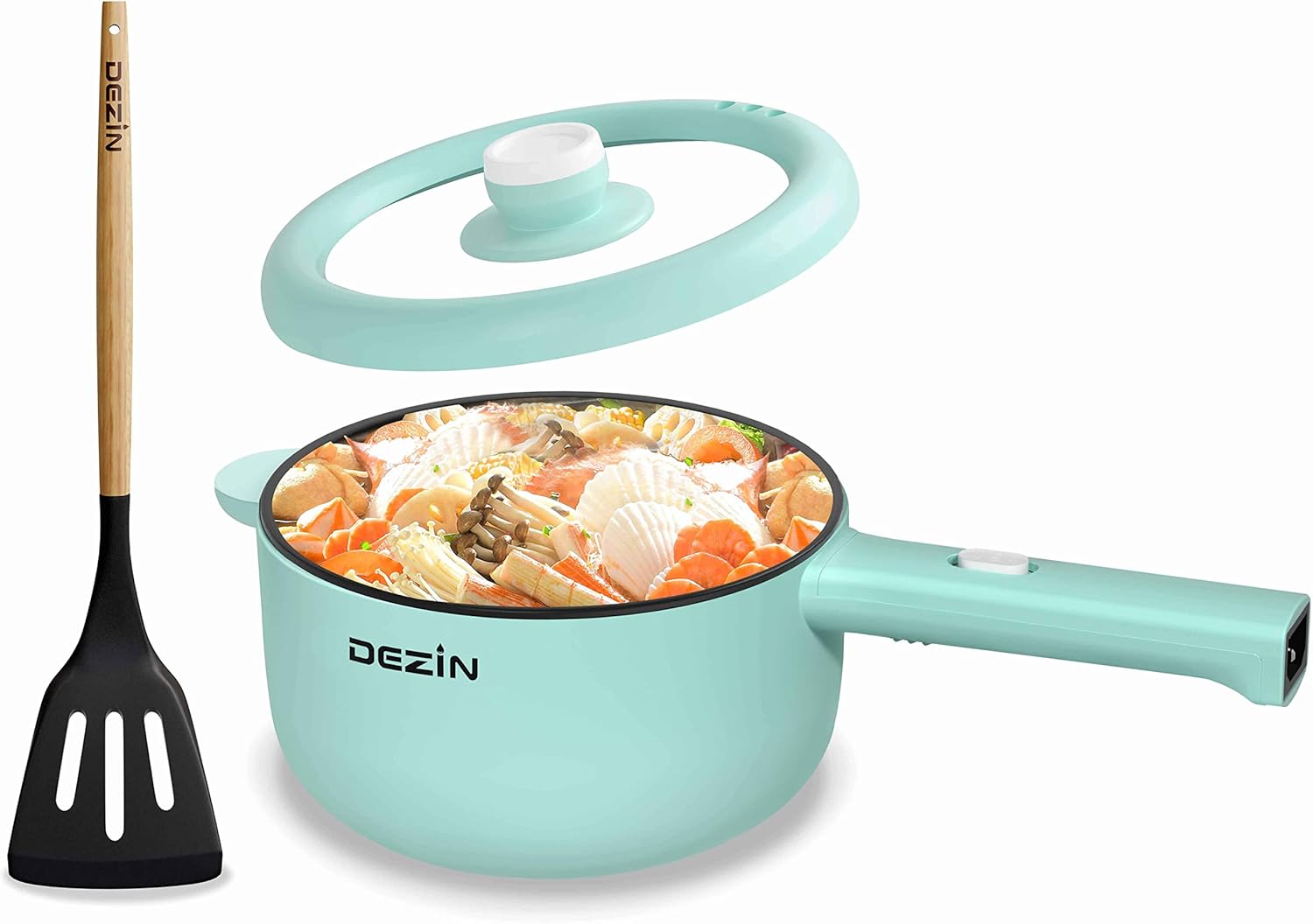 Electric Cooker, 2L Non-Stick Sauté Pan, Rapid Noodles Cooker, Mini Pot ...