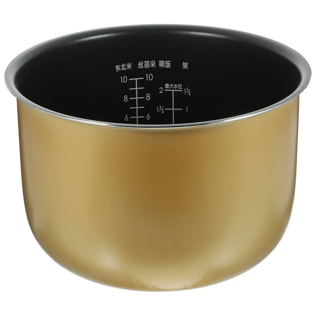 Electric Cooker Inner Pot Metal Rice Cooker Inner Pot Replacement Inner ...