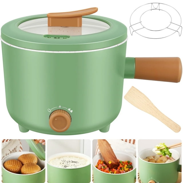 Electric Cooking Pot Multifunctional,Non-Stick Electric Cooking Pot,2 ...