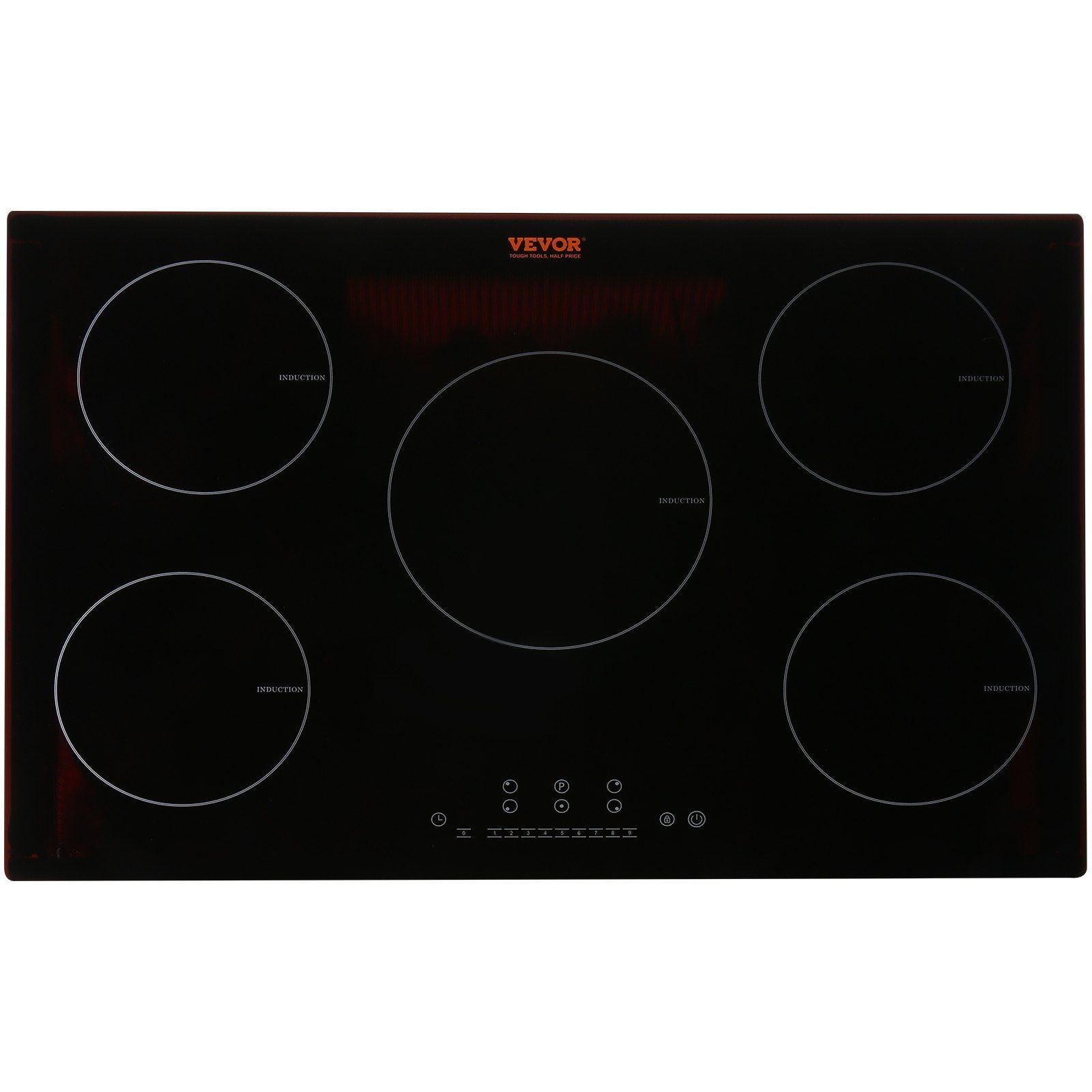 Electric Cooktop, 5 Burners, 30'' Induction Stove Top, Built-in ...