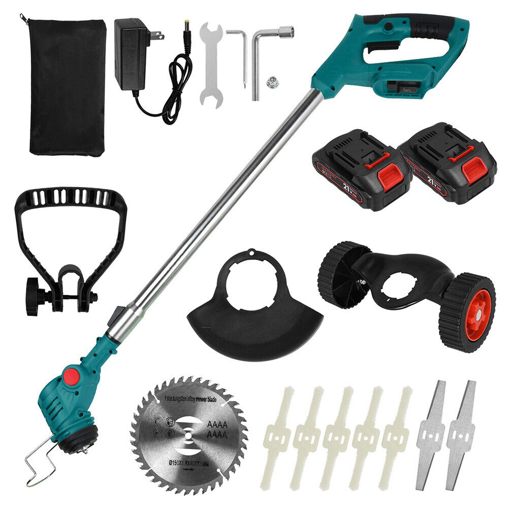 Electric Cordless Grass Rope Trimmer Lawn Edger Weed Eater - Walmart.com