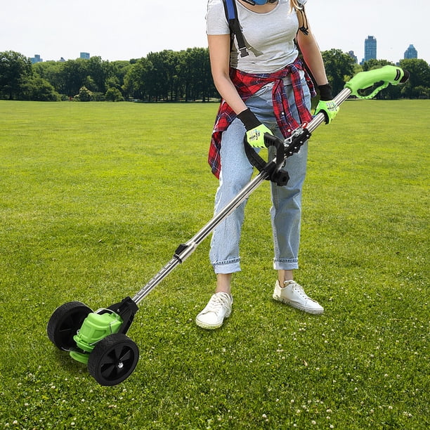 Electric Cordless Grass String Trimmer Lawn Edger Weed Wacker Cutter ...