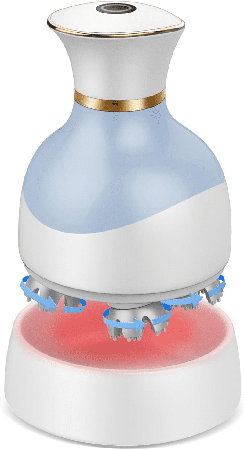 Electric Cordless Hair Scalp Massager with Kneading 84 Massage Nodes ...