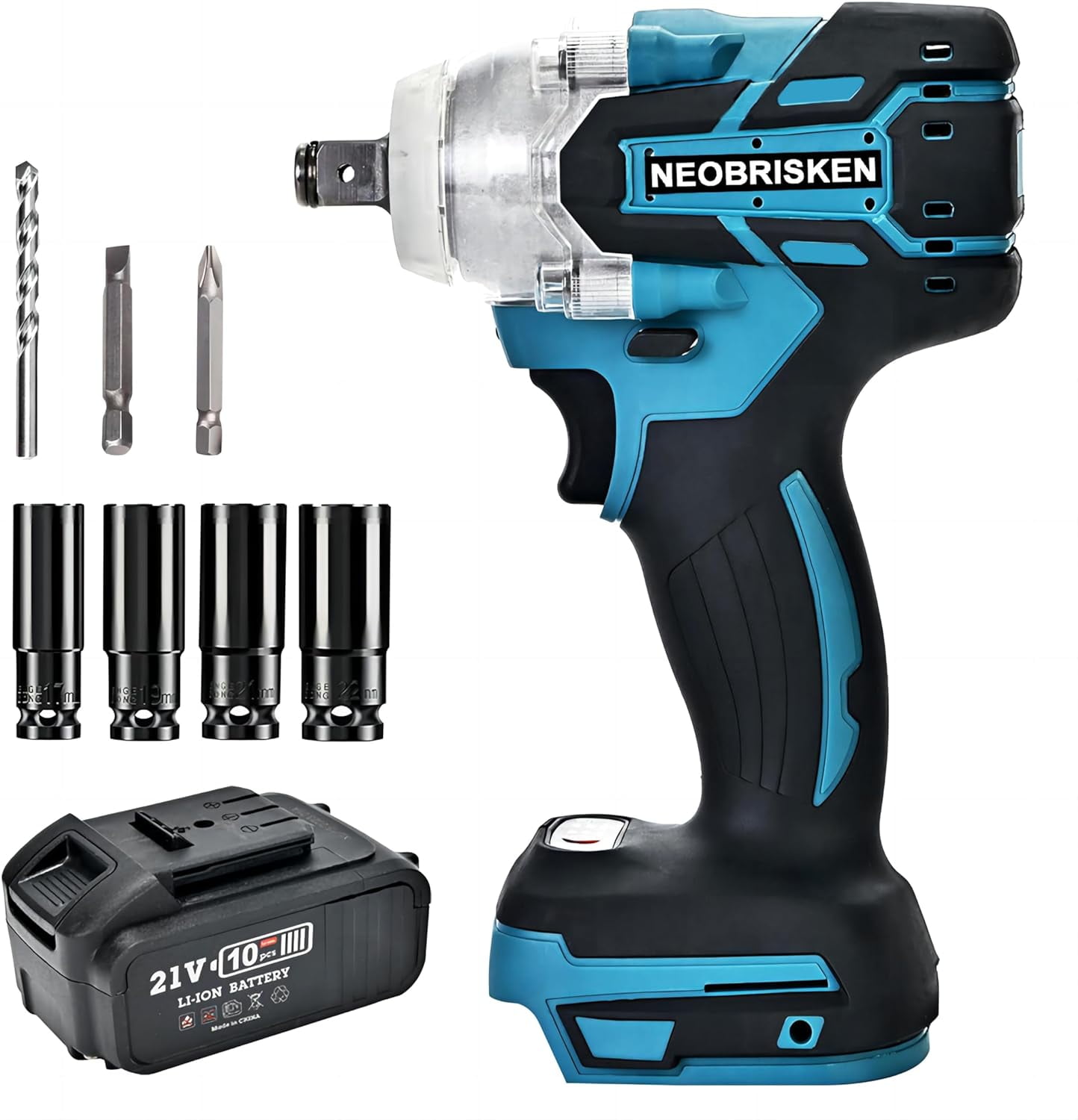 Electric Cordless Impact Wrench 3in1 Impact Driver 1/2 inch Power ...
