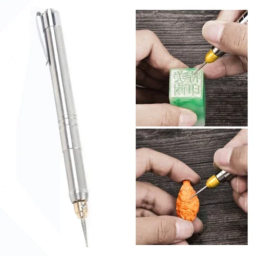 Electric Cordless Micro Engraver Pen Engraving Tool Kit Mini Metal ...
