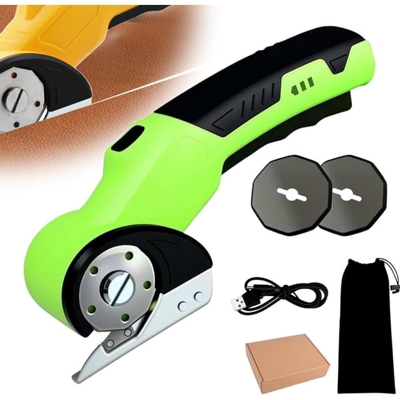 Electric Cordless Scissors for Cardboard, Rotary Cutter with ...