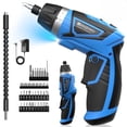 Electric Cordless Screwdriver 47-in-1 Drill Driver Rotatable Dual ...