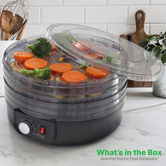 Electric Countertop Food Dehydrator - Professional Multi-Tier Food ...