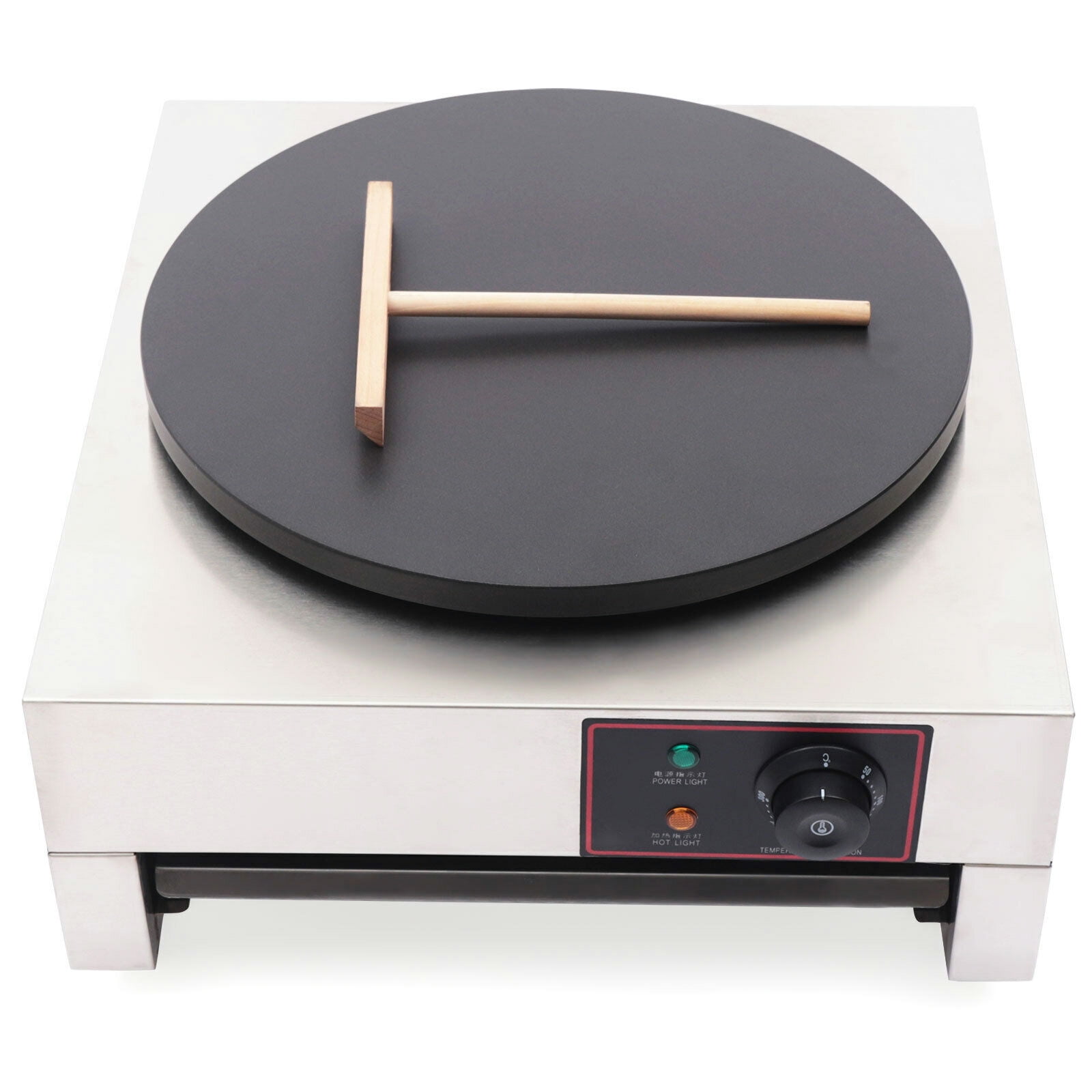 Electric Crepe Maker Machine Circular Frying Pan Griddle Pancake Stove ...