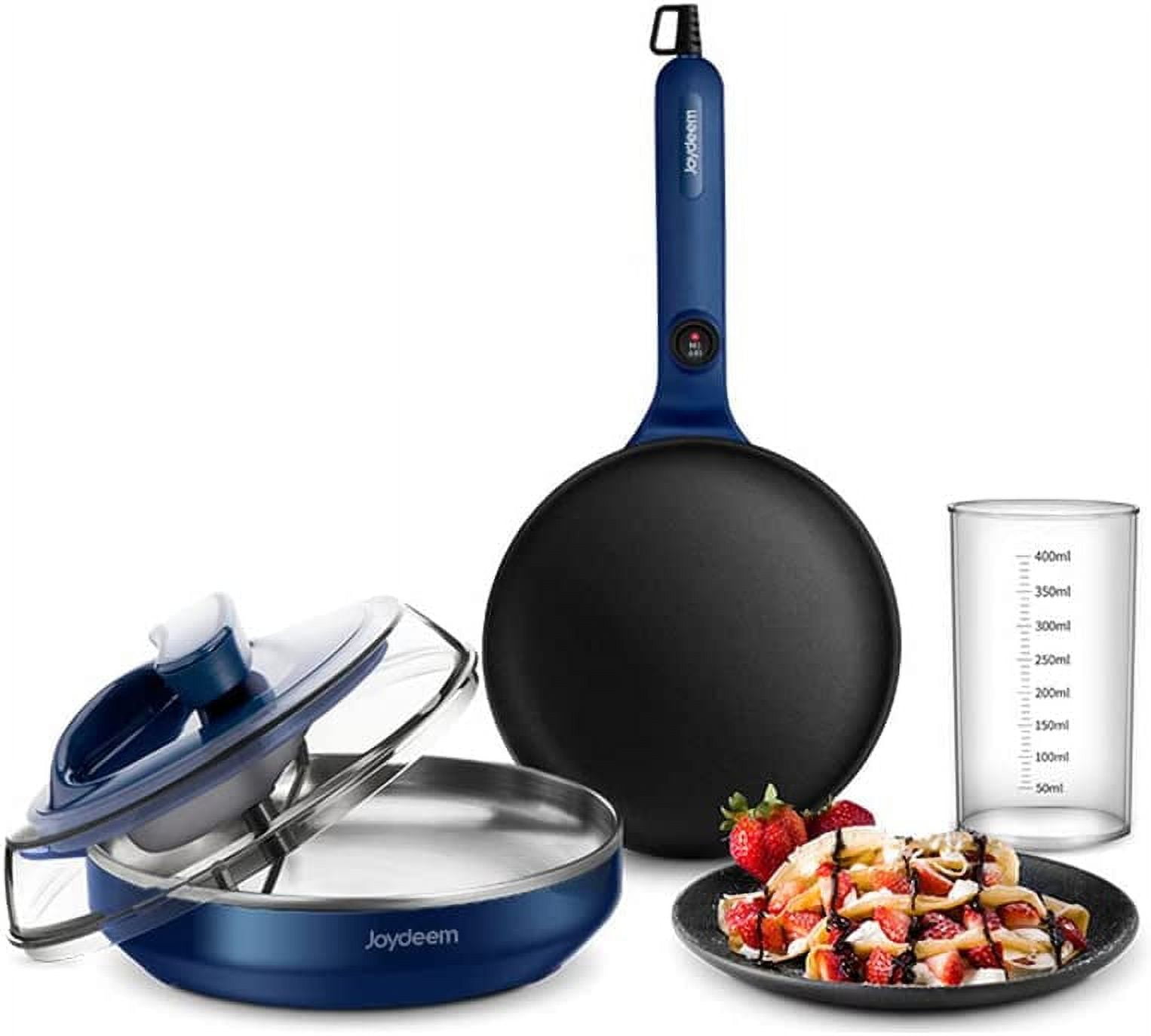 Electric Crepe Maker, Non-Stick Pancake Maker Machine With Temperature ...