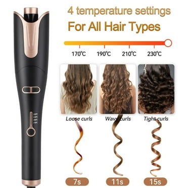 Mgaxyff Ceramic Tourmaline Anion Hair Brush Curler Hair Curling Hair ...