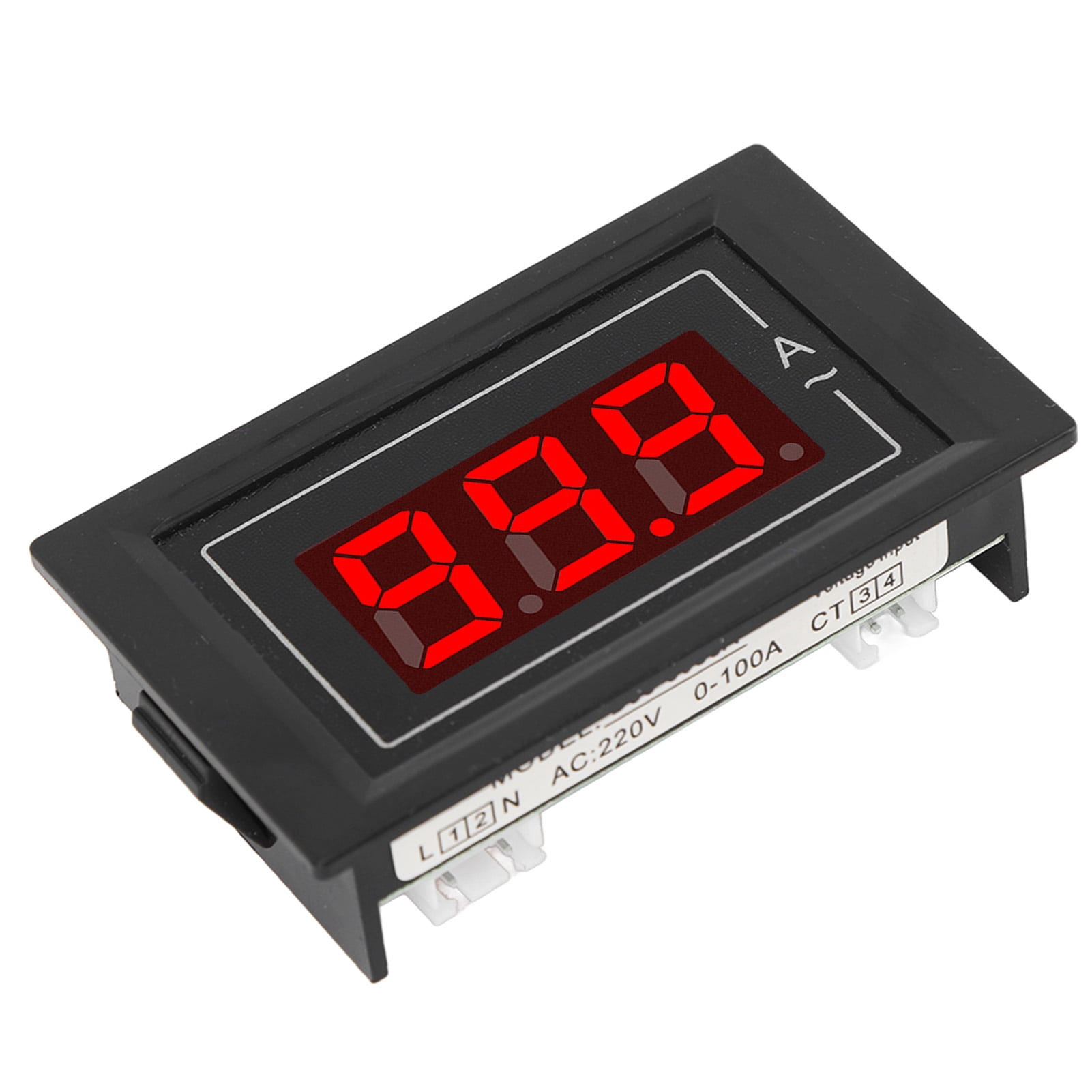 Electric Current Meter 1 Phase 2 Wire Current Tester Monitor Ammeter AC ... Electric Current Meter 1 Phase 2 Wire Current Tester Monitor Ammeter AC ...