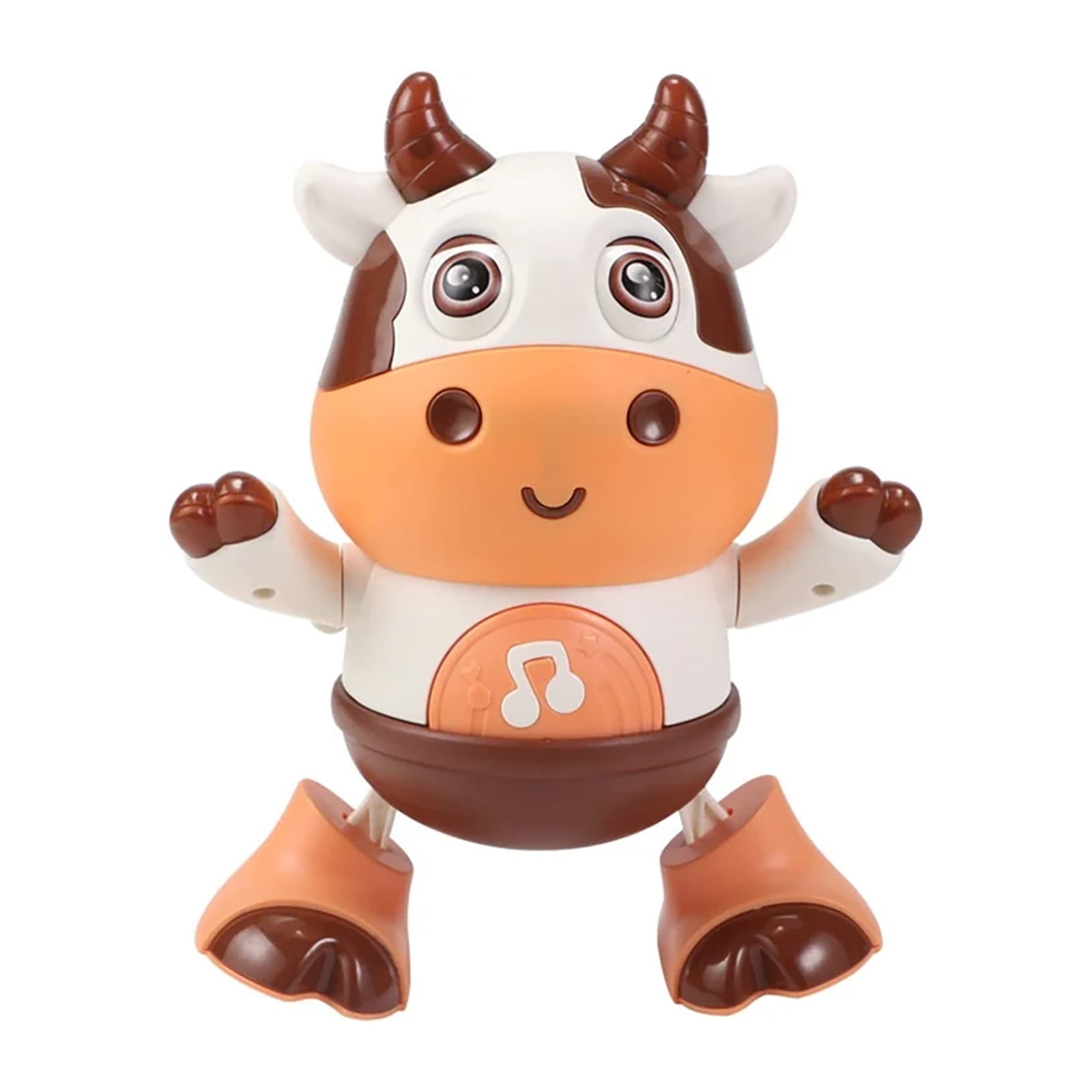 Electric Dancing Cow Robot Toy with Light Music for Kids Singing and ...