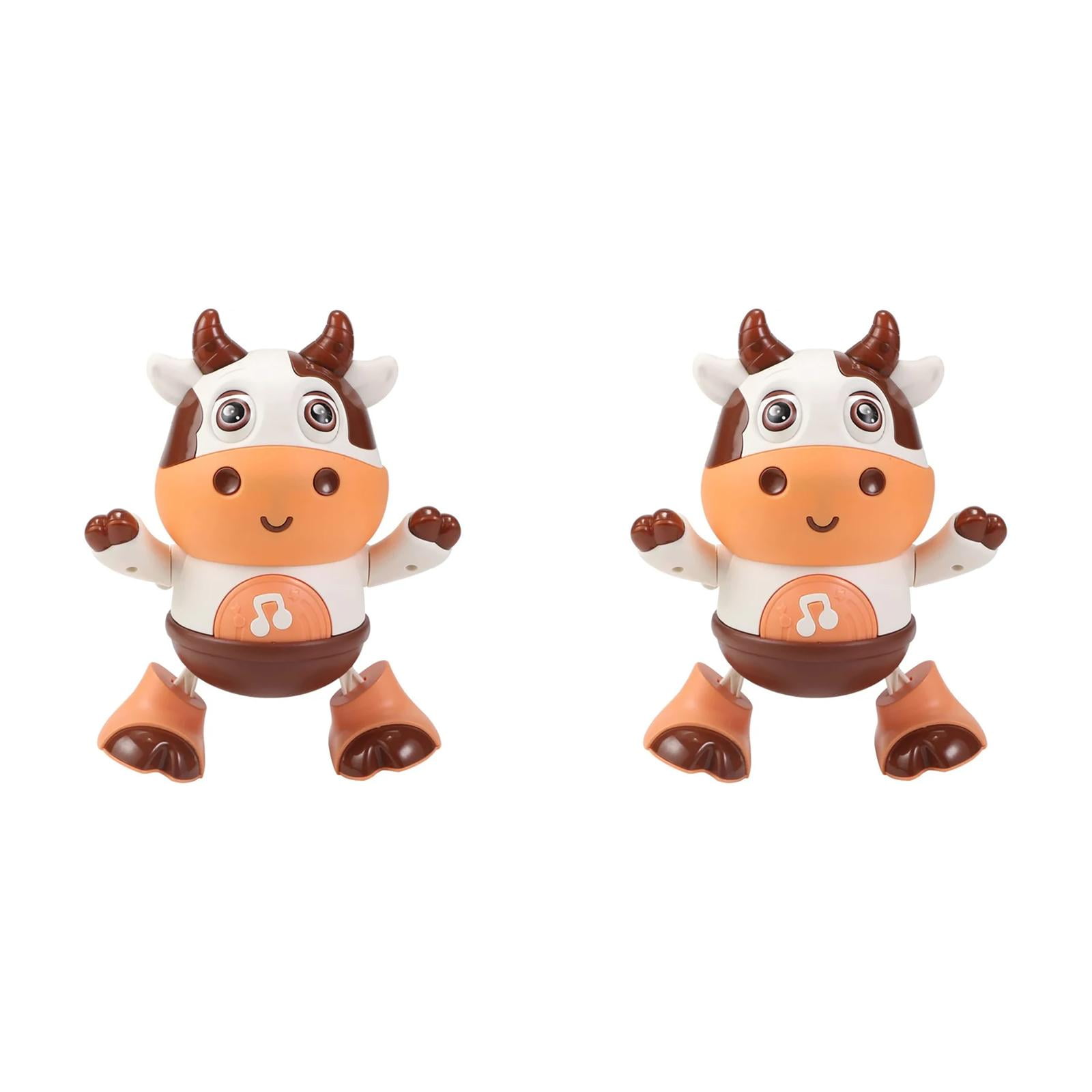 Electric Dancing Cow Toy – Singing, Dancing Calf with Lights & Music ...