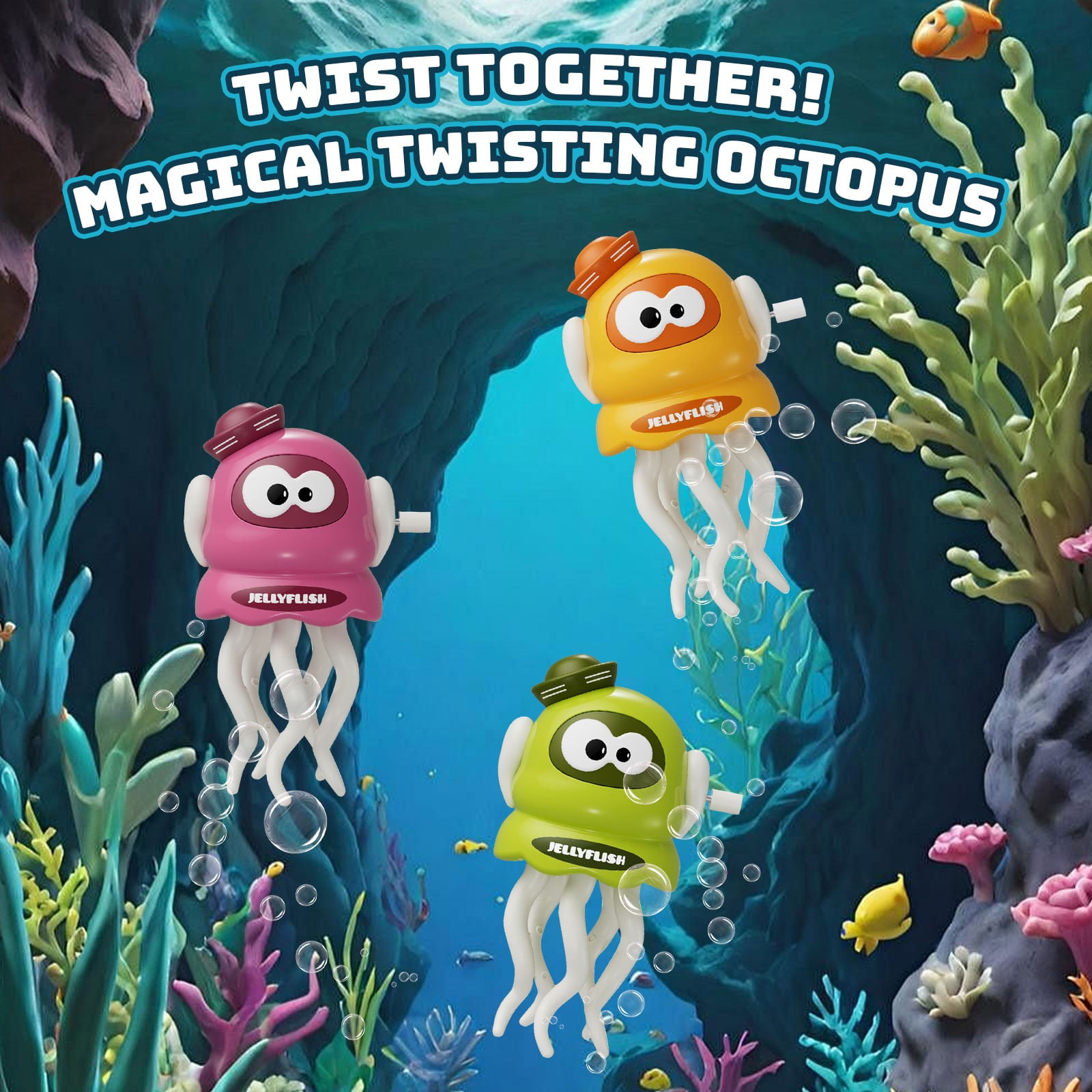 Electric Dancing Octopus Baby Toy, Automatic Evasion Octopus Toy with ...