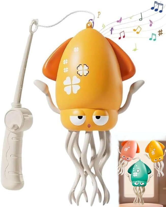 Electric Dancing Octopus Baby Toy, Crawling Dancing Automatic Obstacle ...
