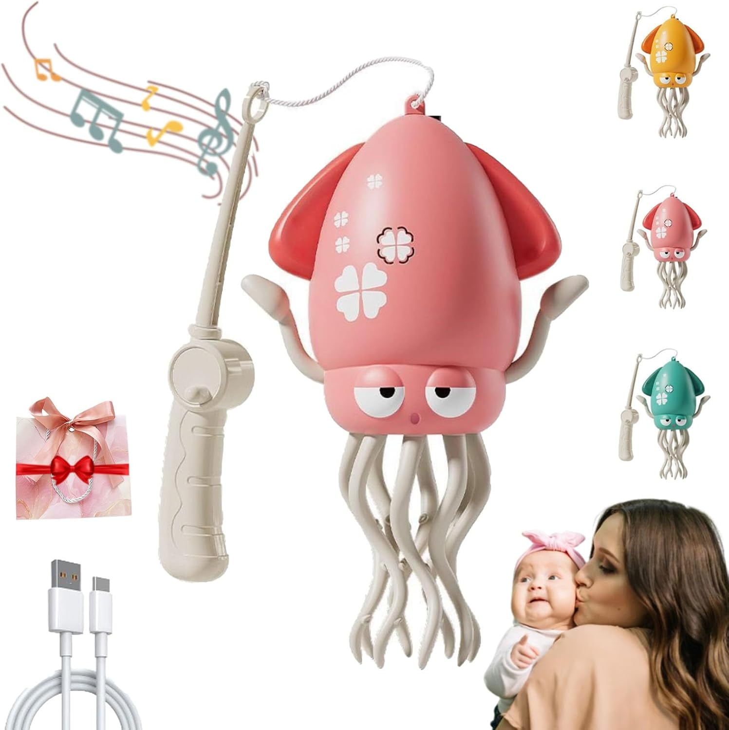 Electric Dancing Octopus Toy, Automatic Obstacle Avoidance Octopus ...