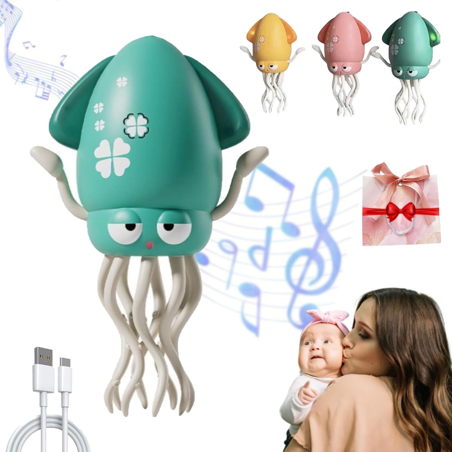 Electric Dancing Octopus Toy, Automatic Obstacle Avoidance Octopus ...