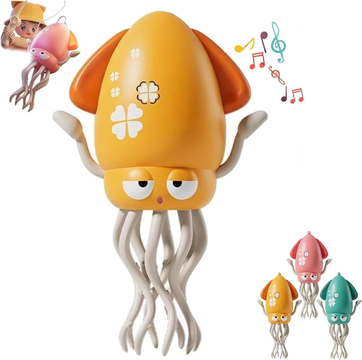 Electric Dancing Octopus Toy, Electric Automatic Obstacle Avoidance ...