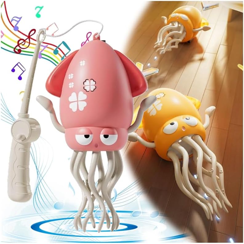 Electric Dancing Octopus Toy, TXPNG TXPNG Electric Automatic Obstacle ...