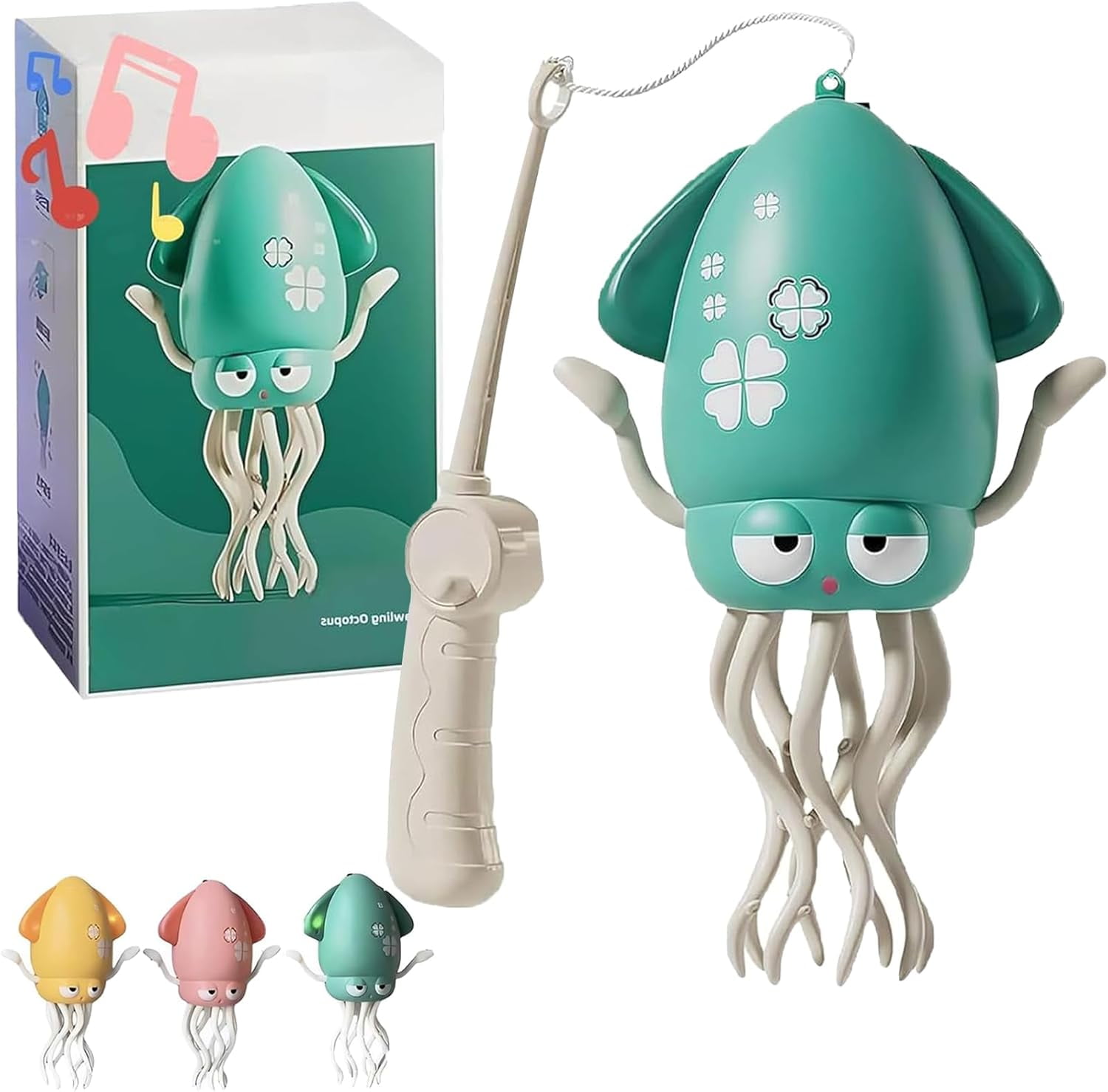Electric Dancing Octopus Toym, Electric Crawling Octopus Toy with LED ...