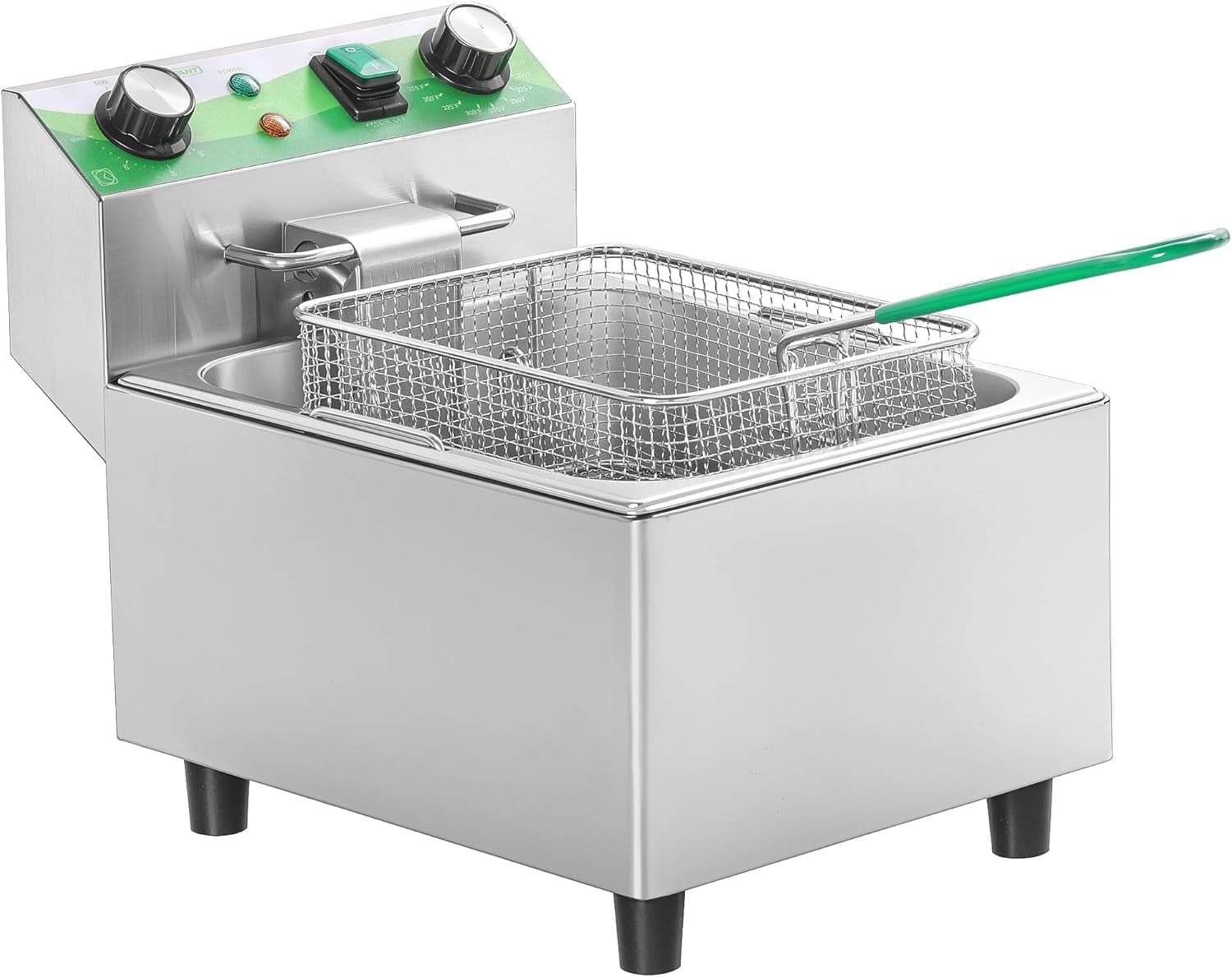 Electric Deep Fryer with Timer 10L/10.6QT Commercial Deep Fryer with ...