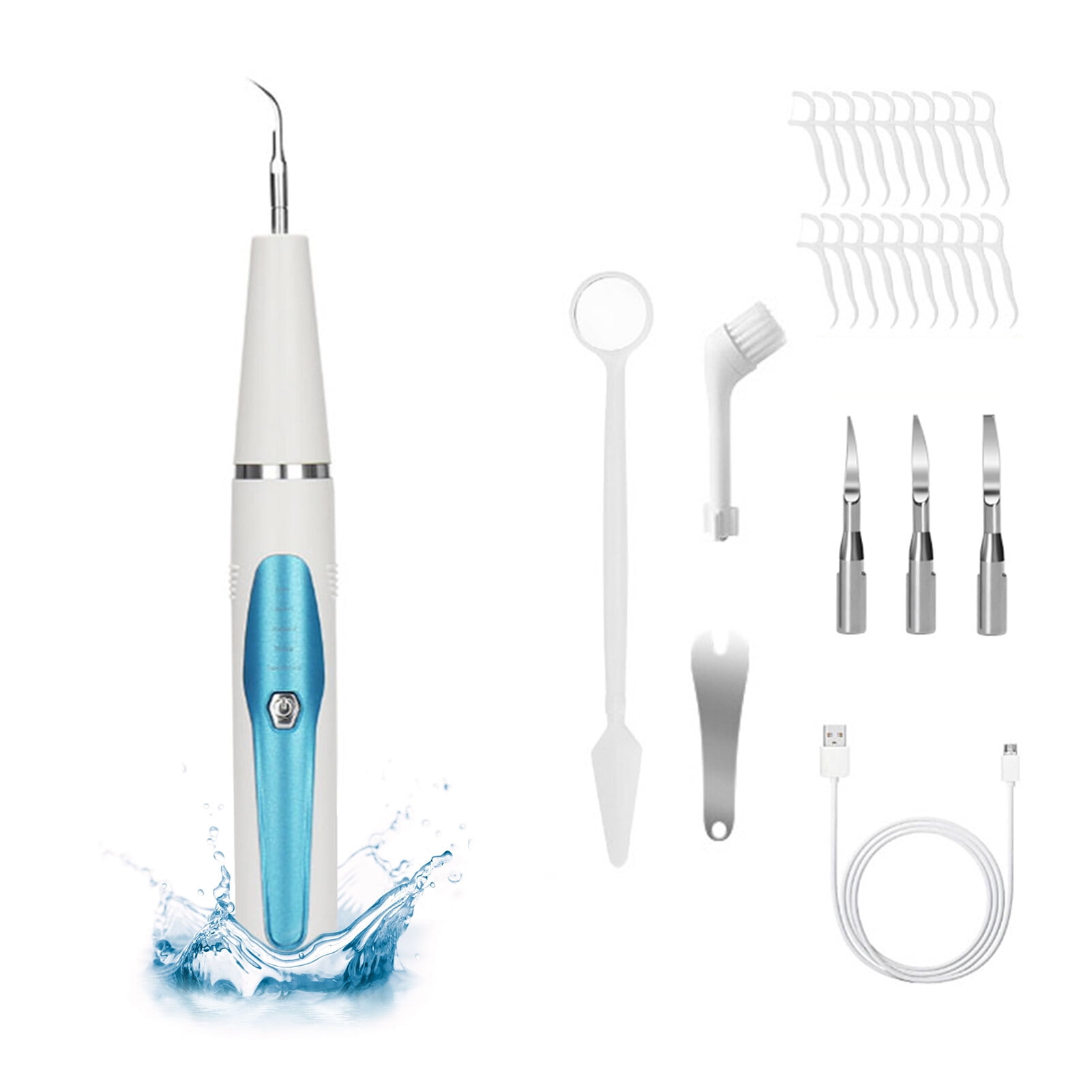 Electric Dental Calculus Remover Tooth Cleaner Tartar Remover USB ...