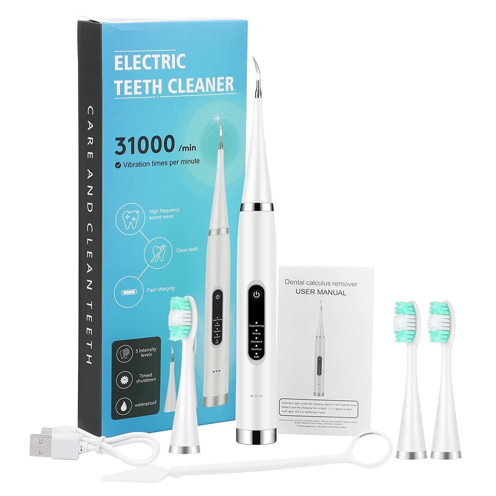 Electric Dental Scaler For Teeth Tartar Stain Tooth Calculus Remover ...