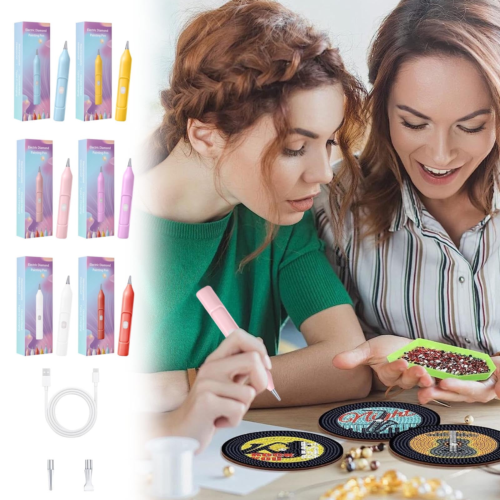 Electric Diamond Art Painting Pen | Vacuum Suction Technology ...