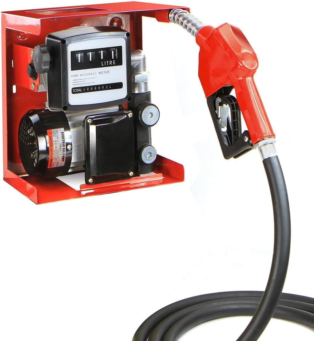 Stark USA 110V 16GPM Oil/Fuel Transfer Pump, Self Priming With Display ...