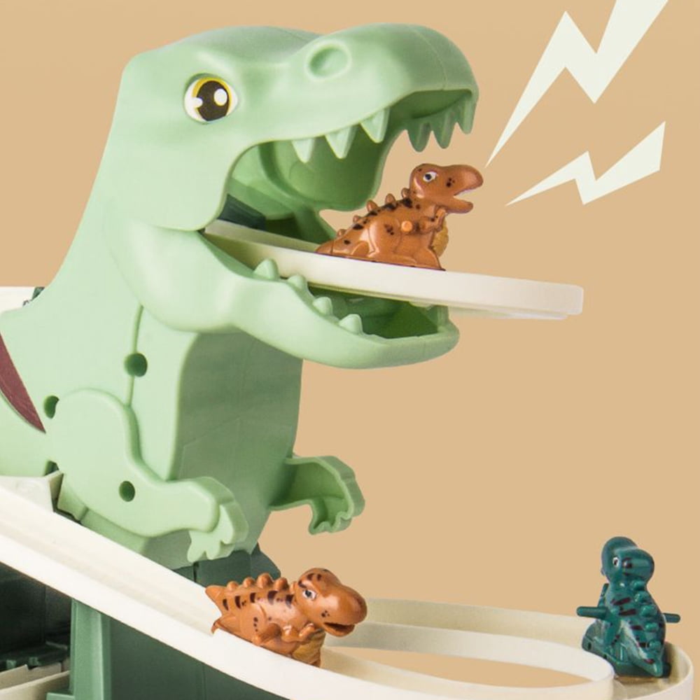 Electric Dinosaur Stair Climbing Toy Toddler Race Track Toy Interactive ...