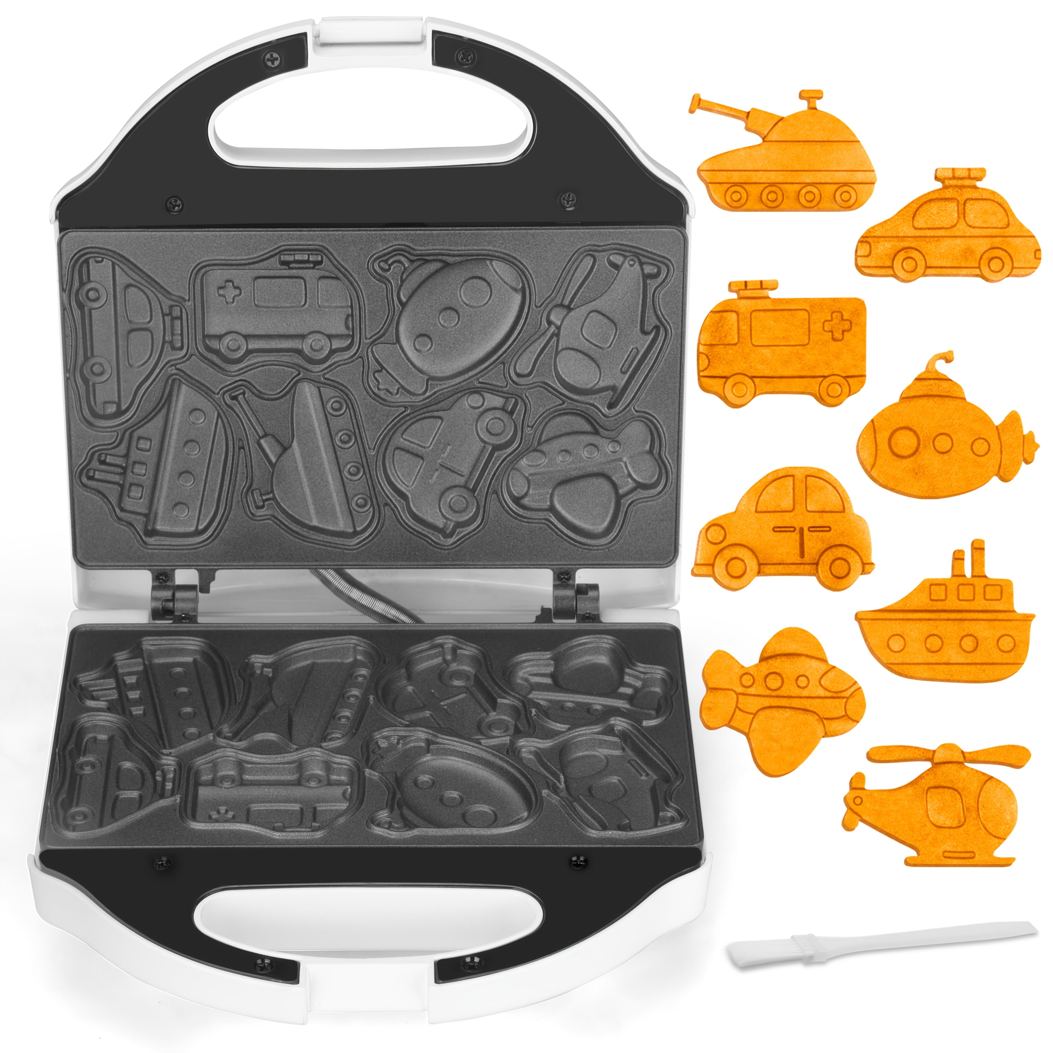 Electric Dinosaur Waffle Maker - 8 Different Dino Shapes, Non-Stick ...