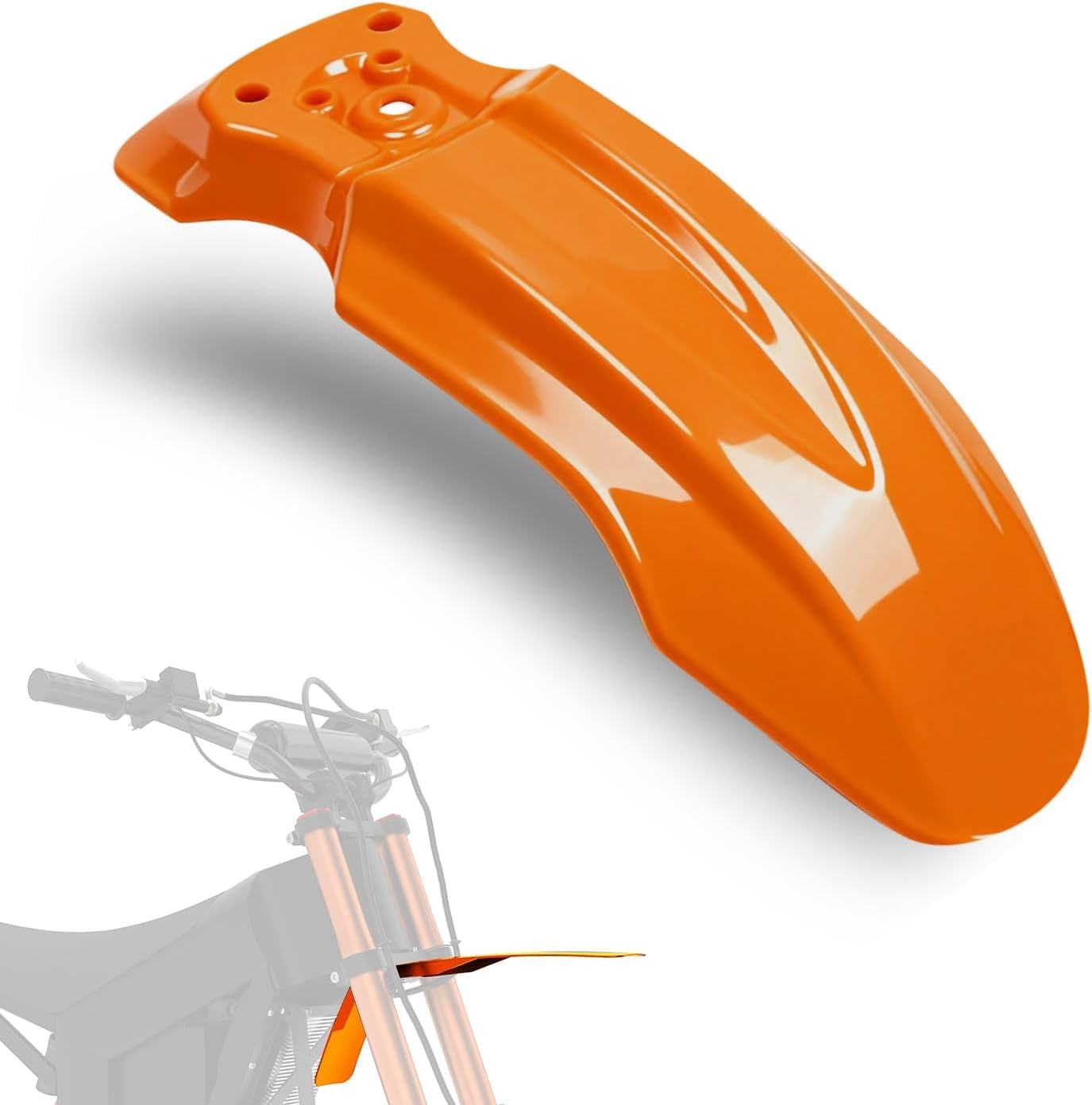 Electric Dirt Bike Front Fender Mud Guard Mudguard Compatible Fit for Tuttio Tutti Soleil 01 ...