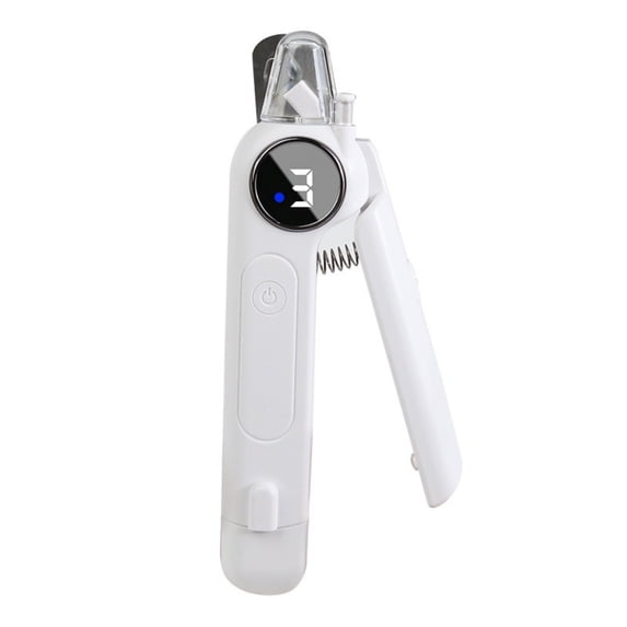 Electric Dog Cat Nail Trimmer, 2 in 1 Clippers Grinder with Light, 3 ...