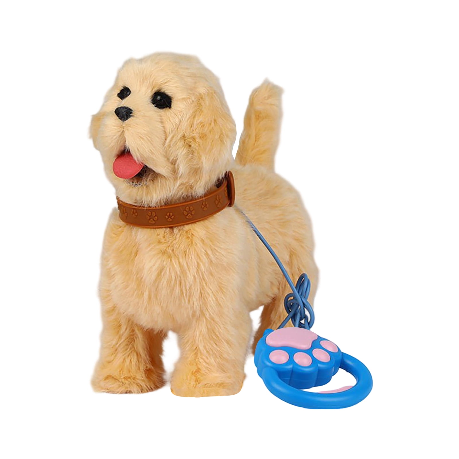 Electric Dog Leash Realistic Dog That Sticks Out Its Tongue Walks Plush ...