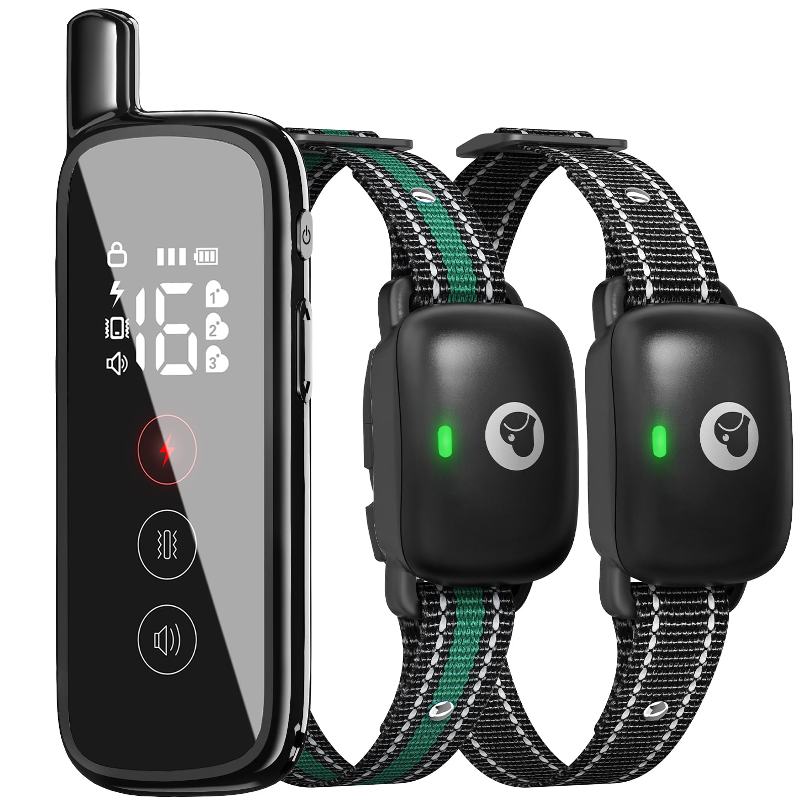 Electric Dog Training Collar with a 2600FT Remote Range, Rechargeable ...