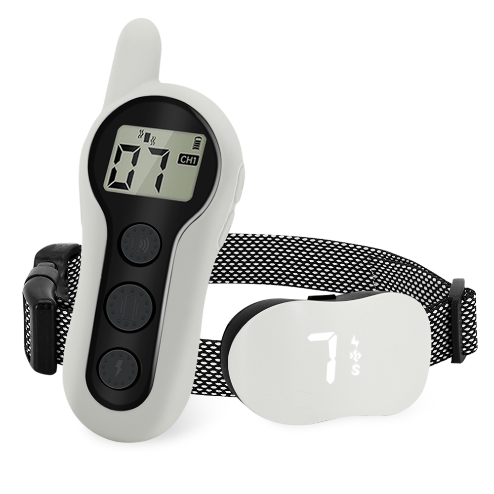 Electric Dog Training Collar 500m Pet Remote Control Anti Bark Collar ...