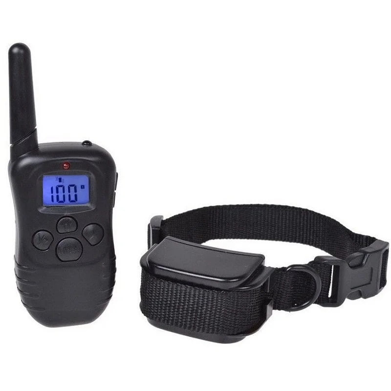 Electric Dog Training Collar Pet Remote Control Rechargeable with LCD ...