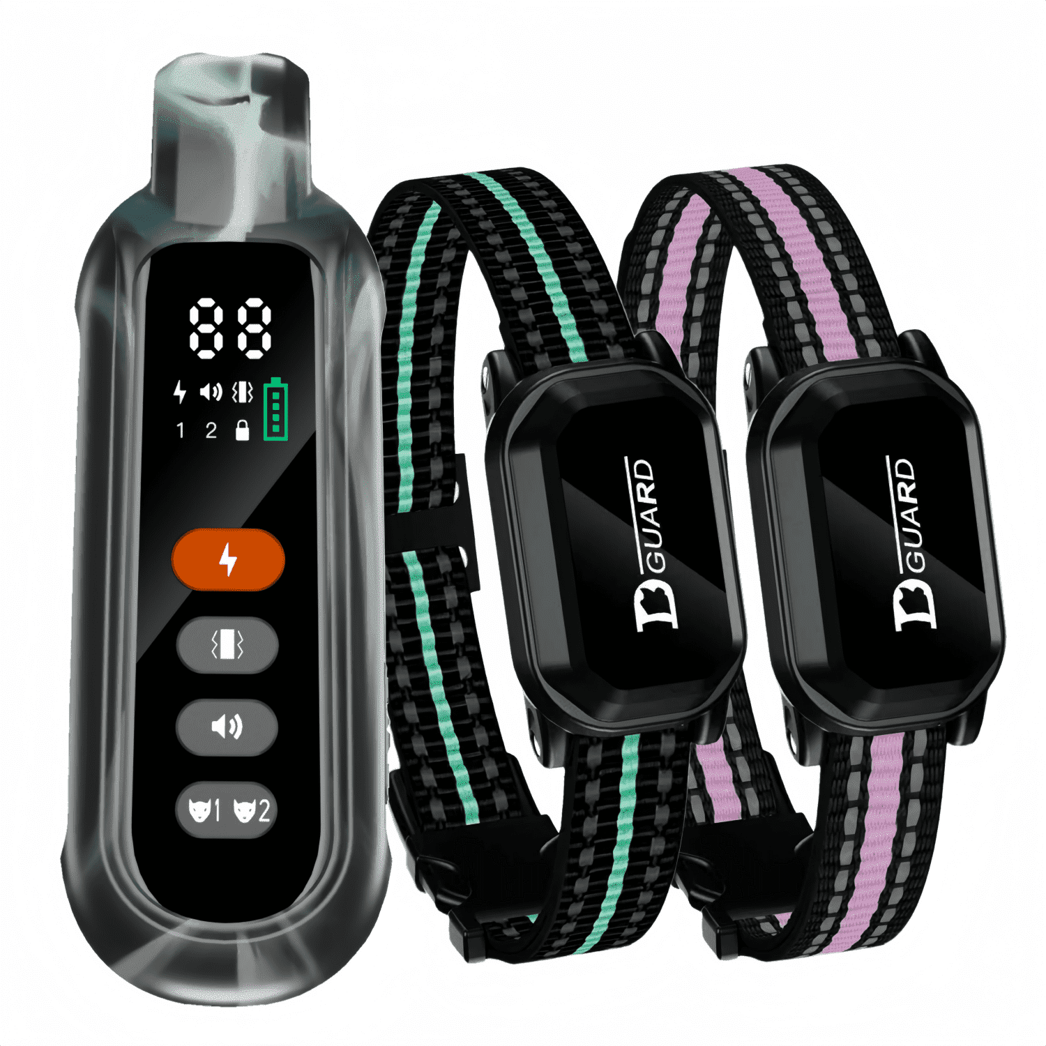 Electric Dog Training Collar Rechargeable Remote Control IPX7 ...