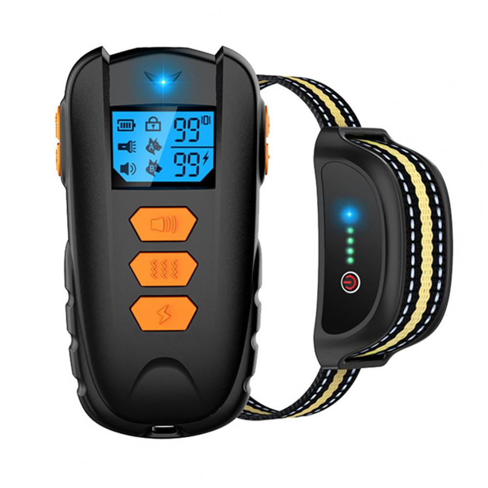Electric Dog Training Collar with Remote Control Rechargeable E-Collar ...