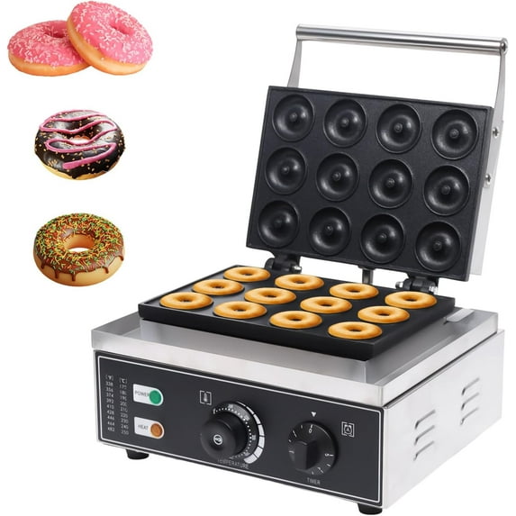 Electric Donut Machine, Commercial Waffle Donut Machine, Pancakes Maker ...
